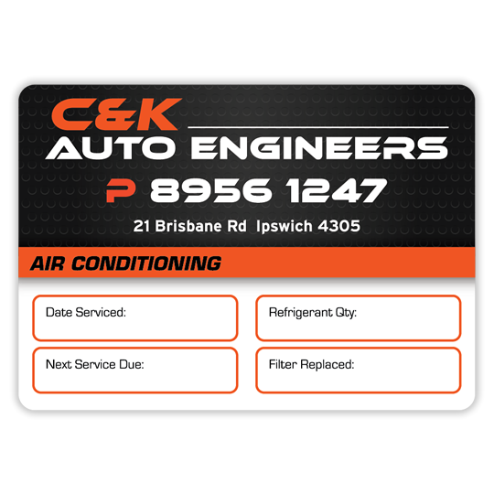 Under Bonnet Labels | Guru Labels